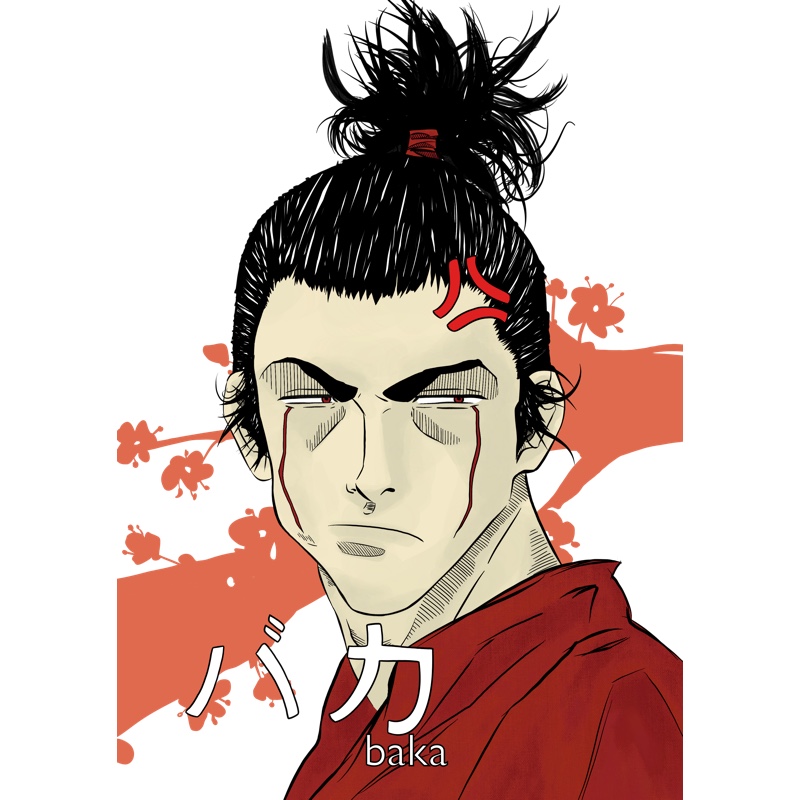 Design Baka samurai by HyderJacko - Pampling.com