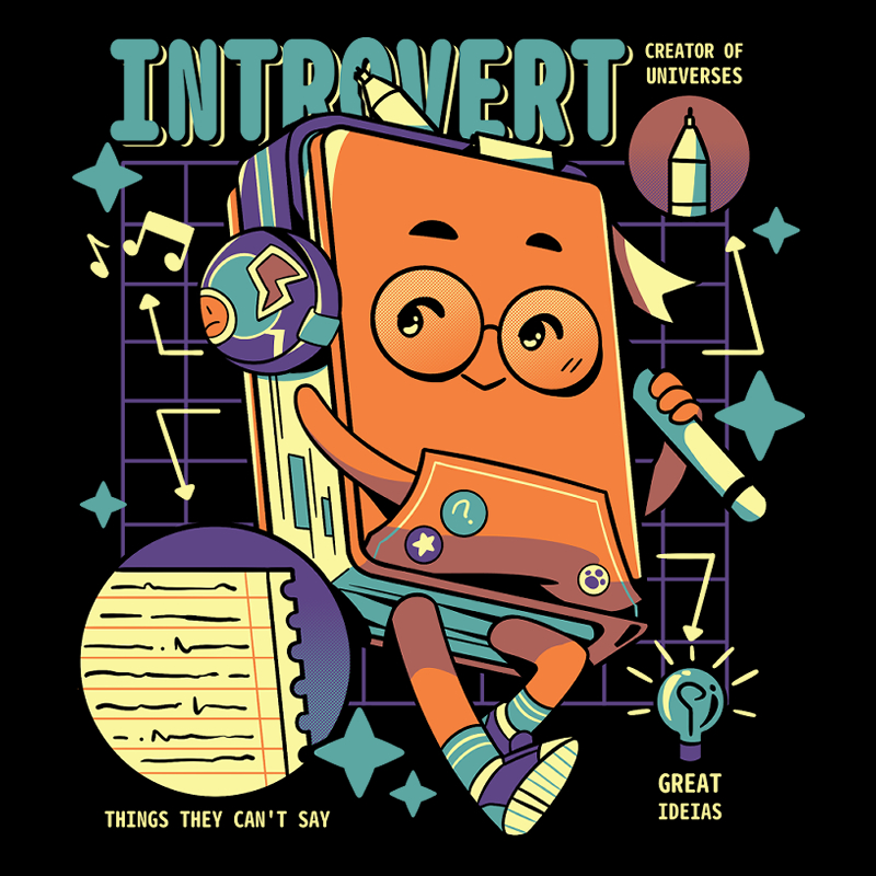 Design Anatomy of an Introvert by Nerd Universe - Pampling.com
