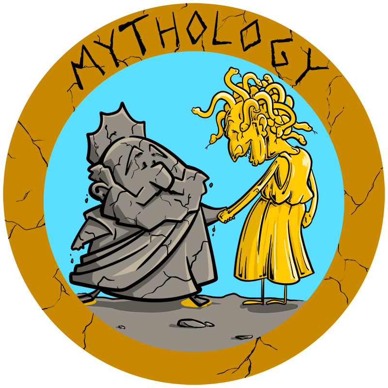 Design Mythology - Re Mida & Medusa by Salva@Art - Pampling.com