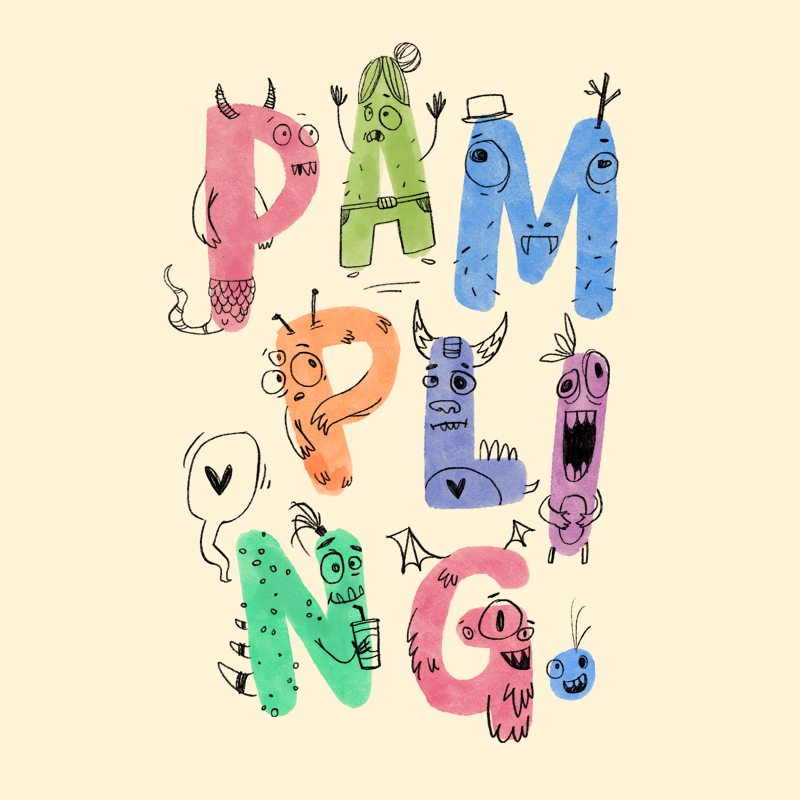 Design Pampling Cute-sters by Shalini roy - Pampling.com