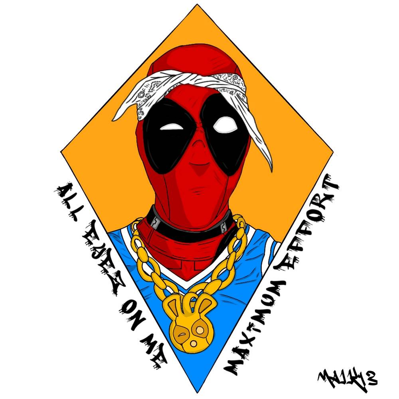 Design Deadpool x 2Pac by Garcia13 - Pampling.com