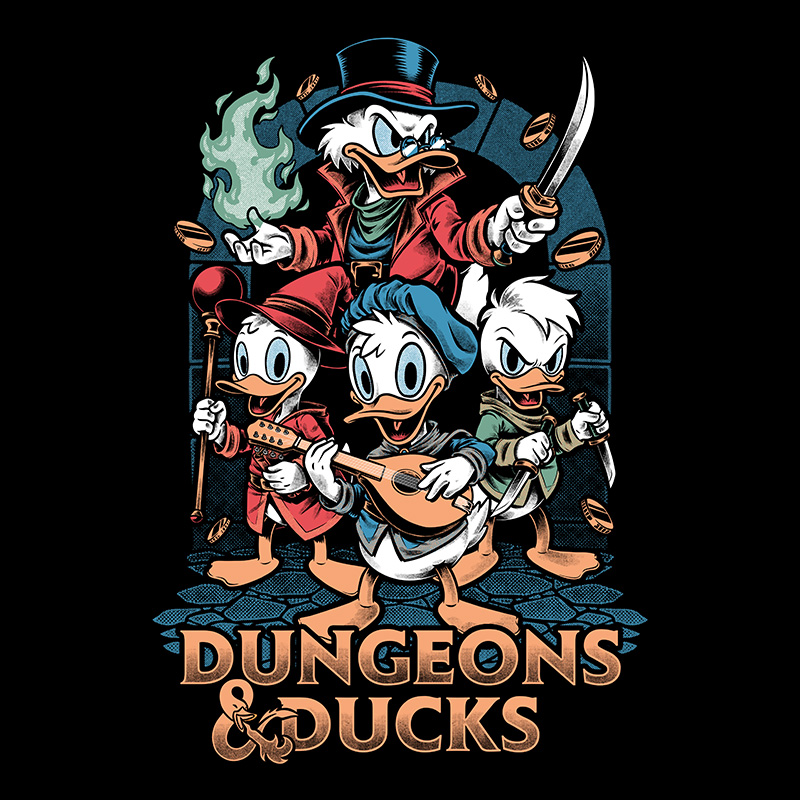 Design Dungeons and Ducks Cartoon by Studio Mootant - Pampling.com