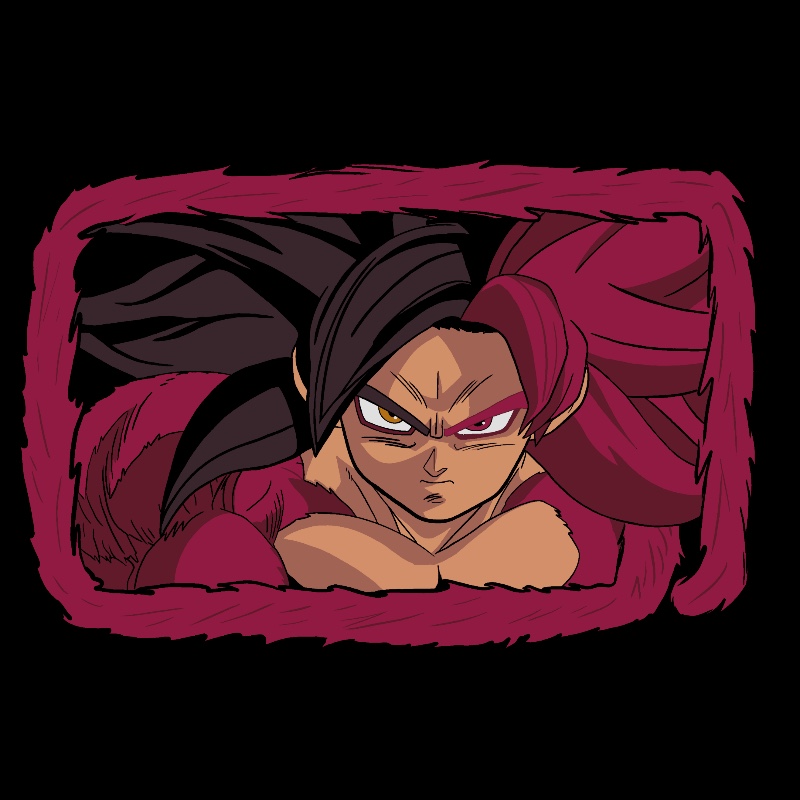 Design Goku Super Saiyan 4 GT/Daima by veraa.ink - Pampling.com