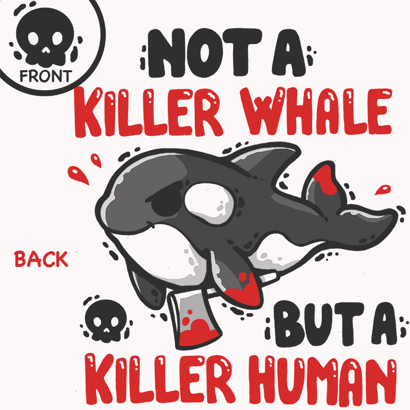 Design Killer Human Front and Back Print by Vallina84 - Pampling.com