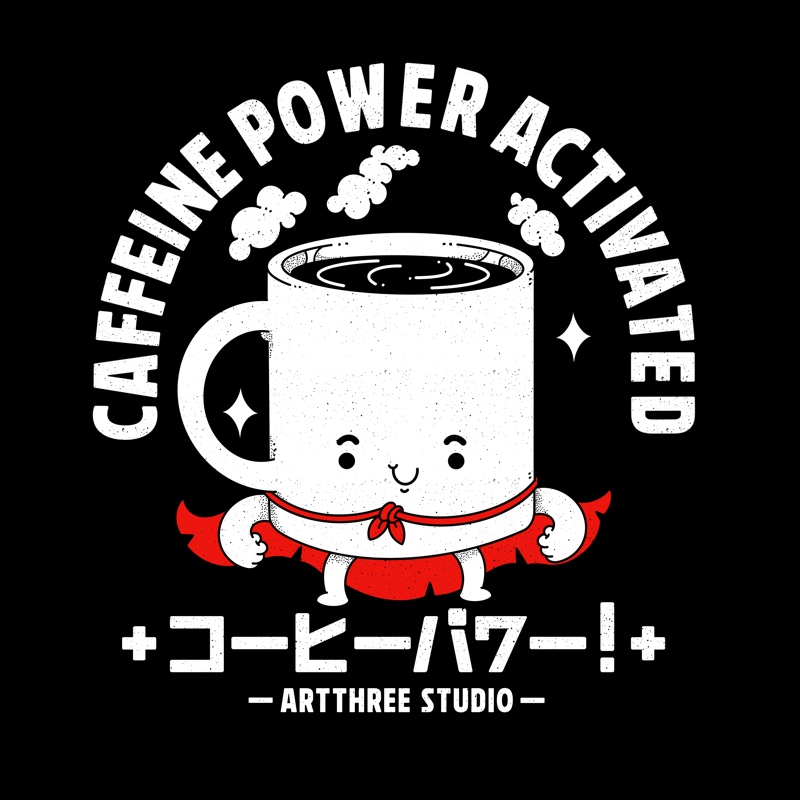 Design Caffeine Power Activated by Artthree - Pampling.com