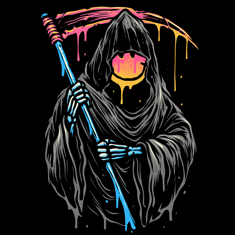 Design Color Drip Reaper by momma_gorilla - Pampling.com