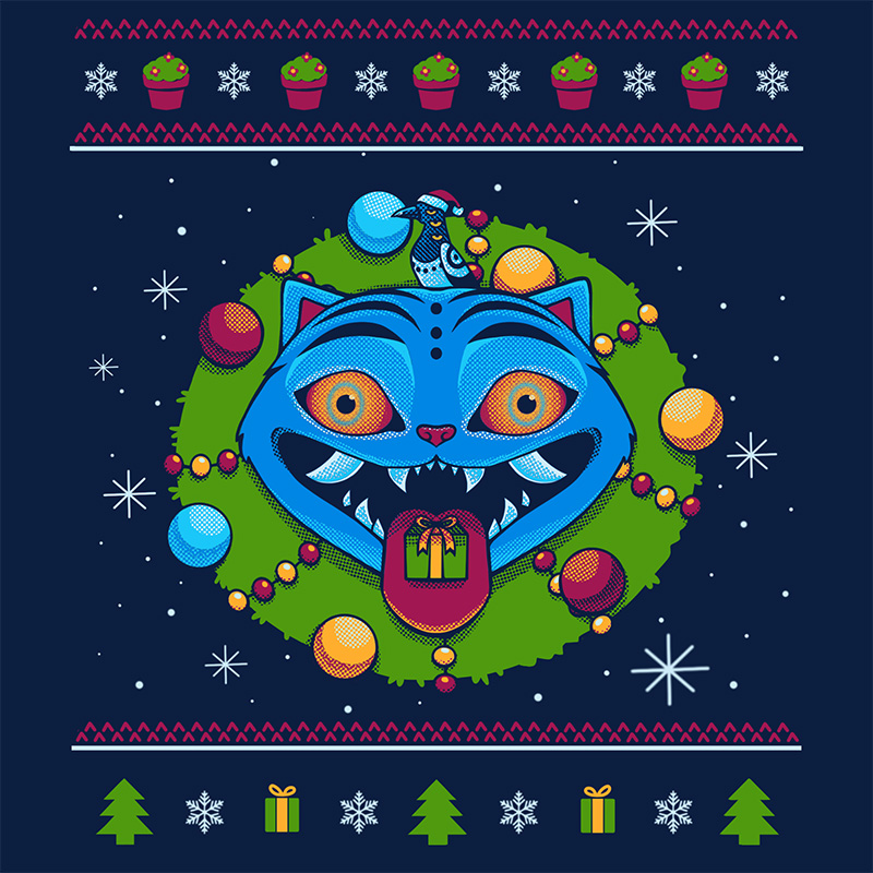 Design K-pop Demon Tiger Christmas by gareg - Pampling.com