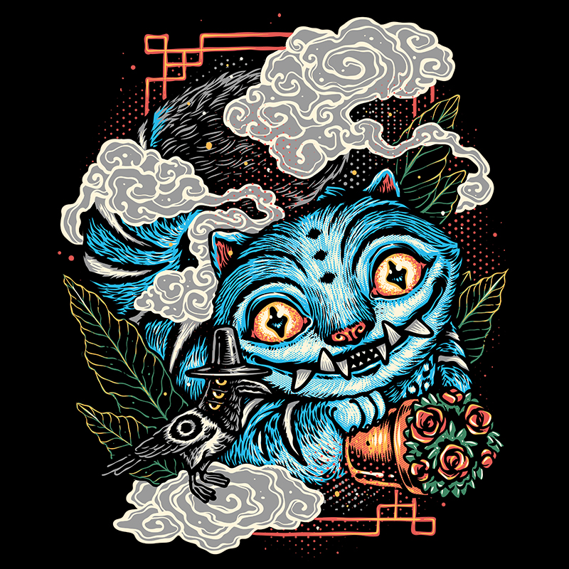 Design Ancient Blue Tiger by momma_gorilla - Pampling.com