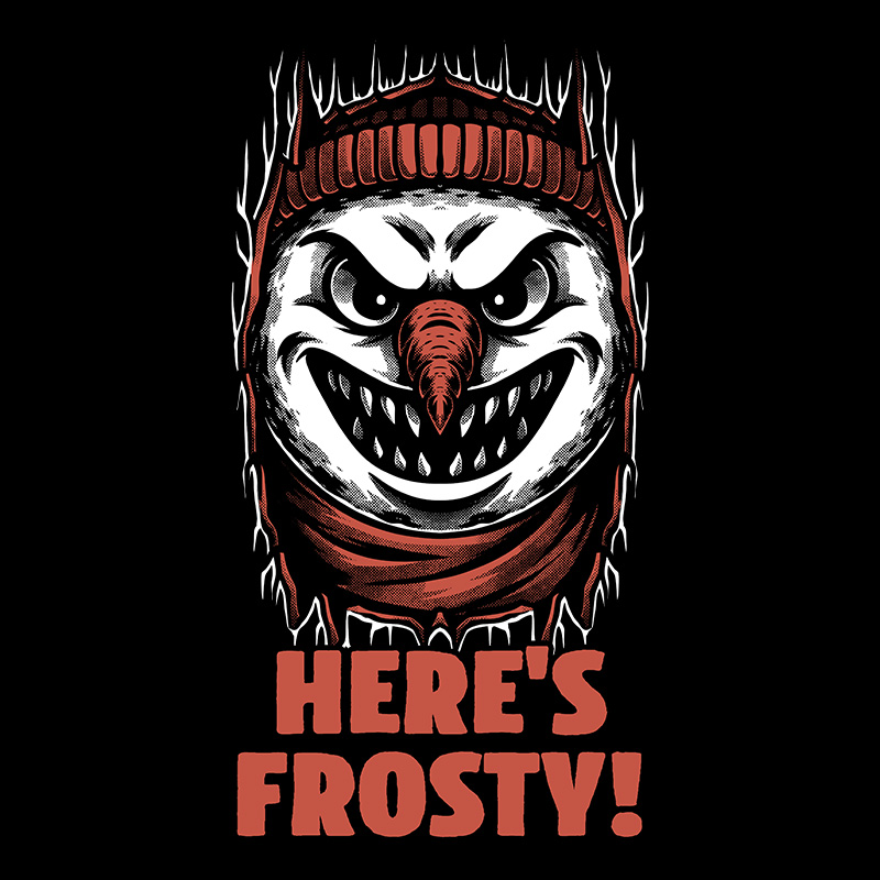 Design Snowman Horror Door Movie by Studio Mootant - Pampling.com