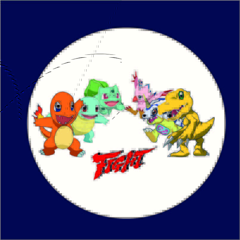 Design Pokémon vs Digimon by Davidesing - Pampling.com