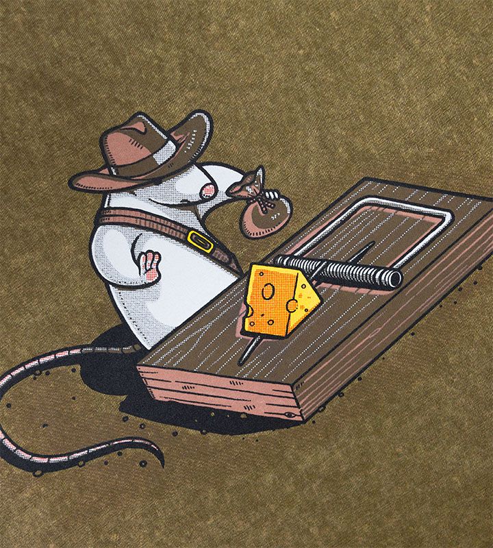 Indiana Mouse by Naolito - Pampling.com T-shirts